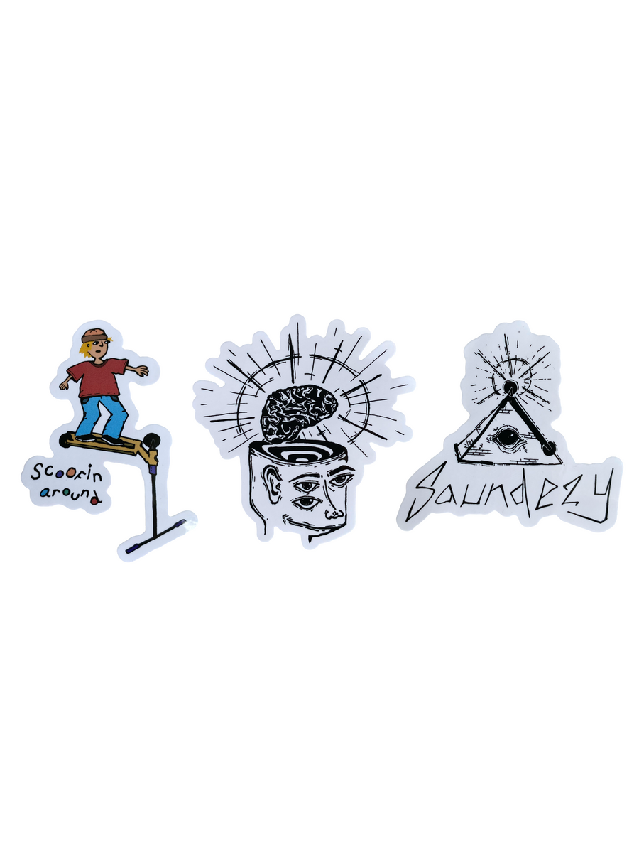 Saundezy Sticker 3 Pack – saundezy